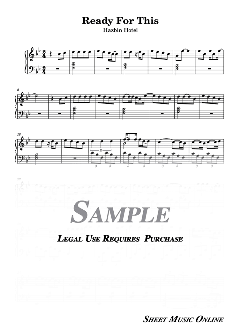 Hazbin Hotel Out For Love Sheet Music Online